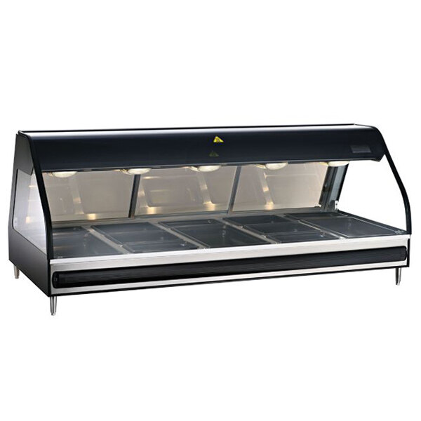 Alto-Shaam ED2 72 S/S Stainless Steel Heated Display Case with Curved Glass - Full Service ...