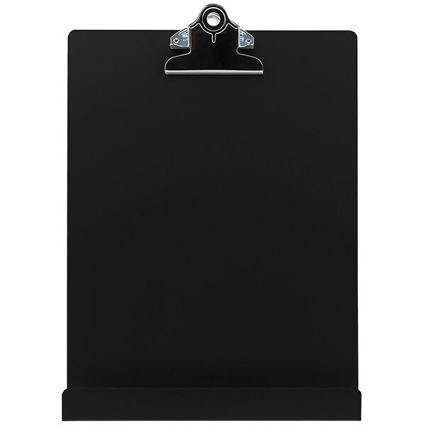 Saunders 12 1/4" x 9 1/2" Black Free-Standing Clipboard / Tablet Stand ...