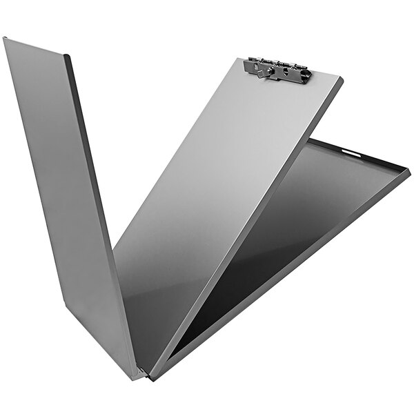 Saunders A-Holder 14" x 9" Silver Aluminum Storage Clipboard