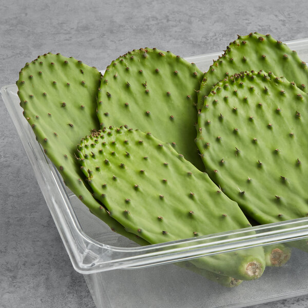 Fresh Cactus Paddles (Nopales) 35 lb.