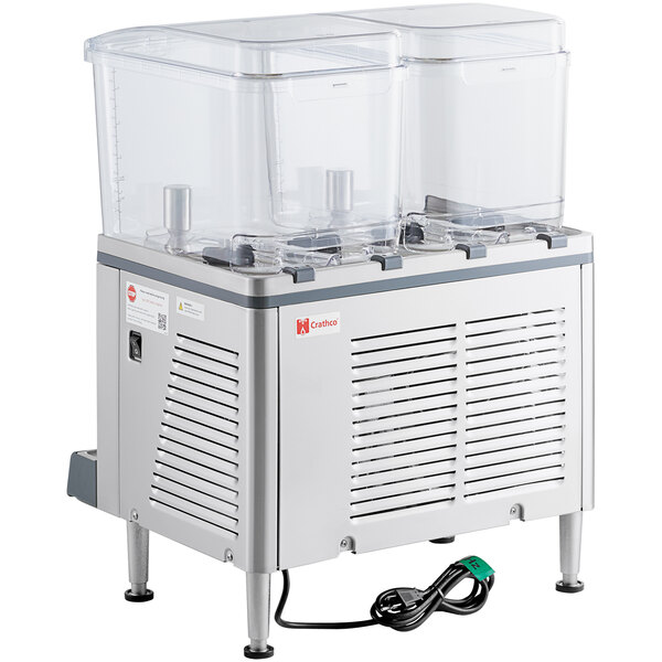 Crathco Double 4.75 Gallon Bowl Premix Cold Beverage Dispenser with ...