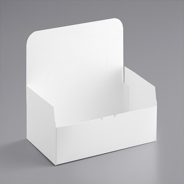 Choice 9" x 5" x 3" White Customizable Take Out Lunch Box / Chicken Box ...