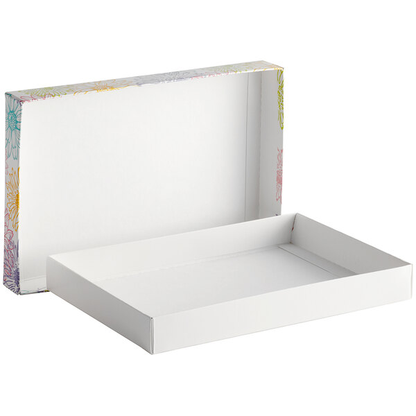 1 lb. Floral Spring Candy Boxes (2-Piece) - 250/Case