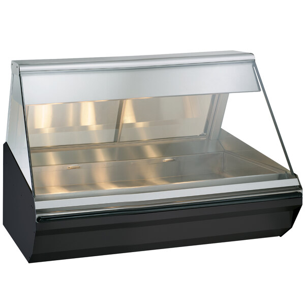 Alto-Shaam EC2-48/P BK Black Heated Display Case with Angled Glass ...