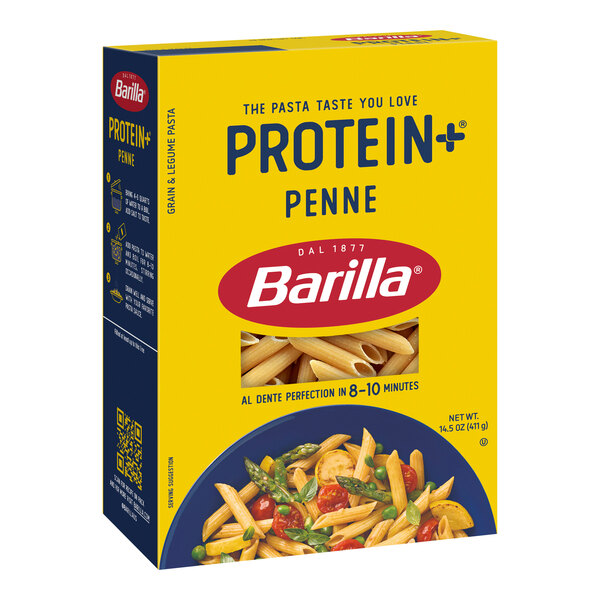 Barilla Protein+ Penne Pasta 14.5 oz. - 12/Case