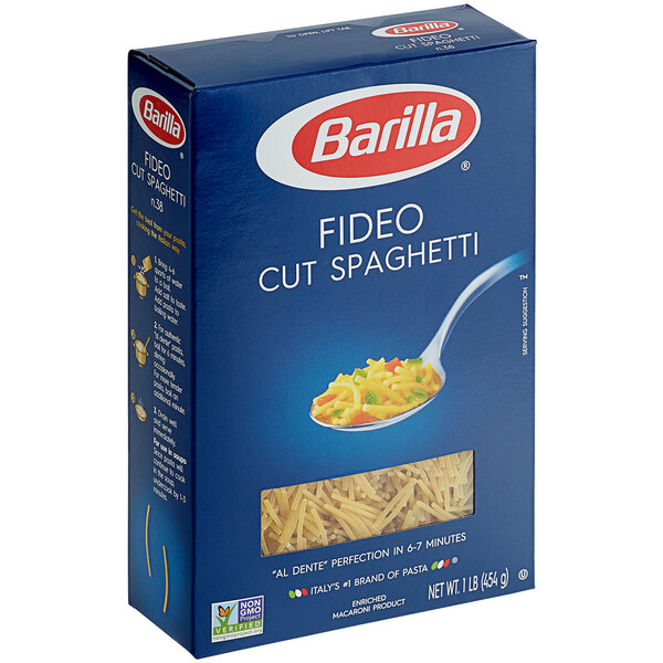 Barilla Fideo Pasta (Cut Spaghetti) 1 lb. - 16/Case