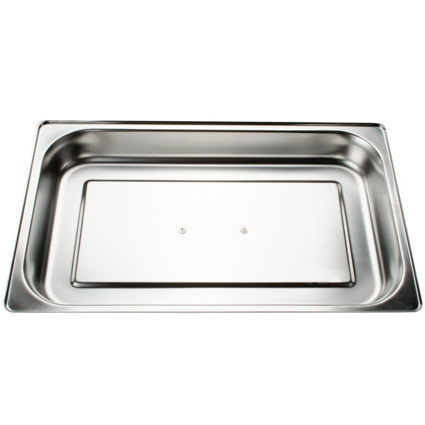 Choice 8 Qt. Full Size Stainless Steel Chafer Cover with Plastic Handle