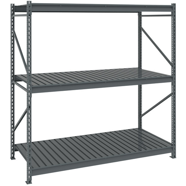 Tennsco 36" x 72" x 84" Dark Gray Bulk Storage Rack Unit with ...