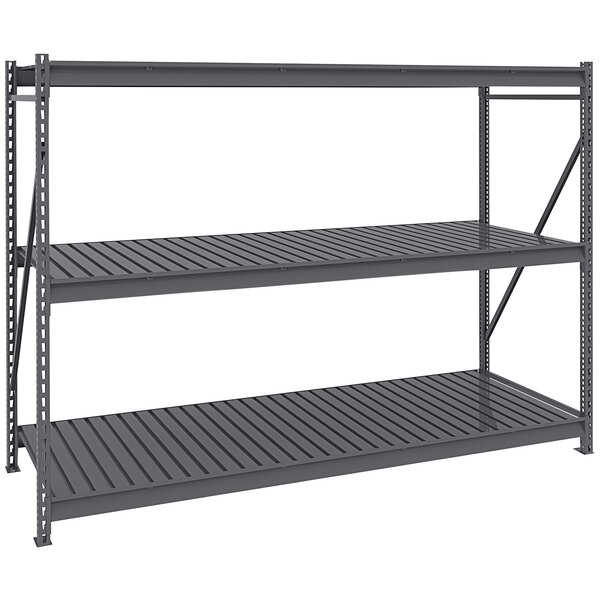 Tennsco 36" x 96" x 72" Dark Gray Bulk Storage Rack Unit with ...