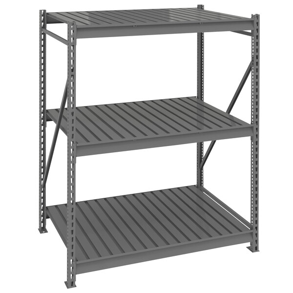 Tennsco 36" x 48" x 72" Dark Gray Bulk Storage Rack Unit with ...