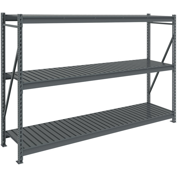 Tennsco 24" x 96" x 72" Dark Gray Bulk Storage Rack Unit with ...