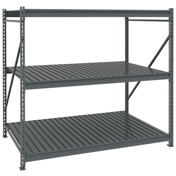Tennsco 48" x 72" x 72" Dark Gray Bulk Storage Rack Unit with ...