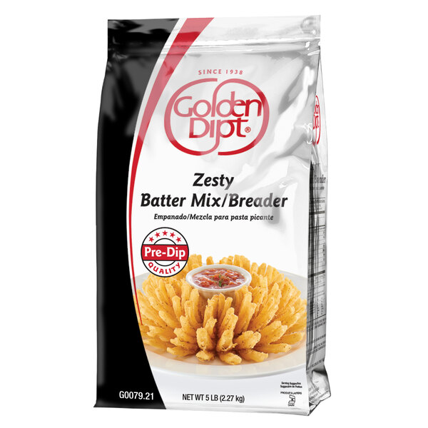 Golden Dipt Zesty Batter / Breader Mix 5 lb.