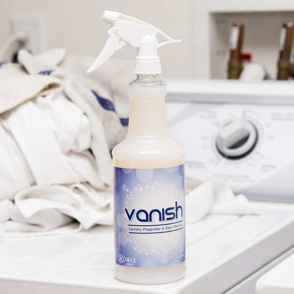 Noble Chemical 1 qt. / 32 oz. Vanish Ready-to-Use Laundry Pre-Spotter ...