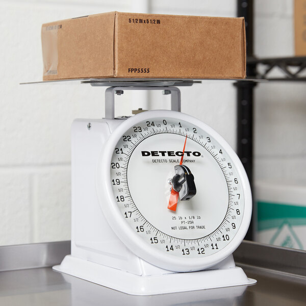 Cardinal Detecto PT-25R 25 lb. Mechanical Portion Control Scale with Rotating Dial