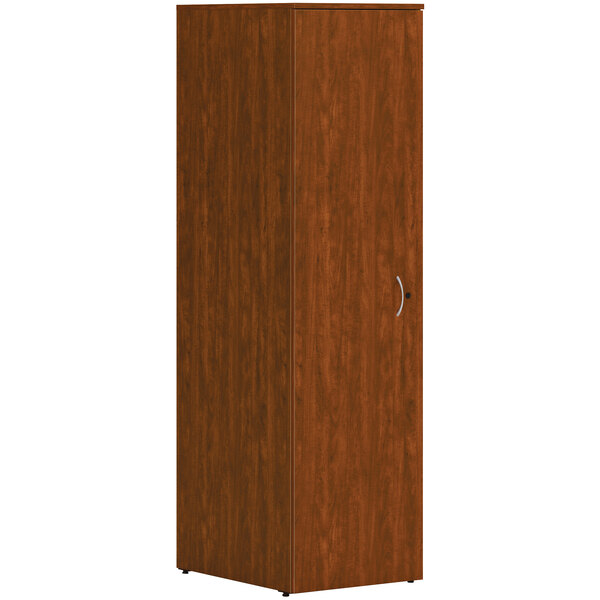 HON Mod 24" x 18" x 65" Russet Cherry Laminate Wardrobe