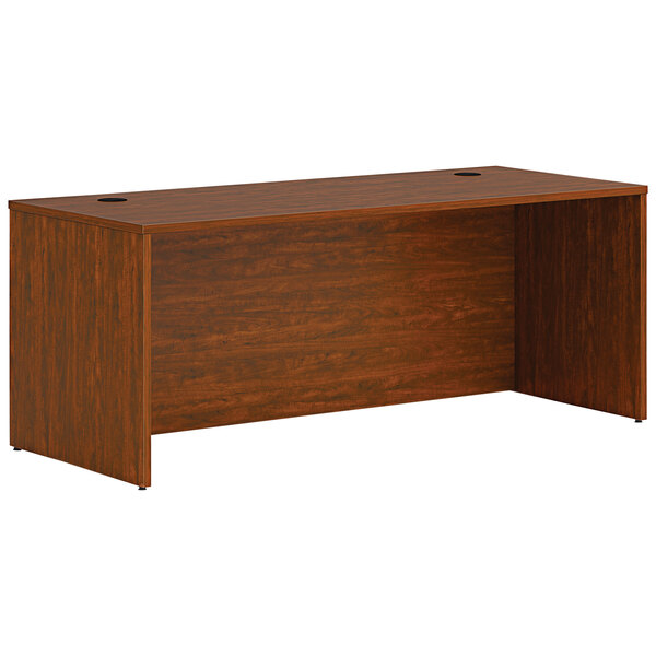 HON Mod 72" x 30" Russet Cherry Laminate Desk Shell