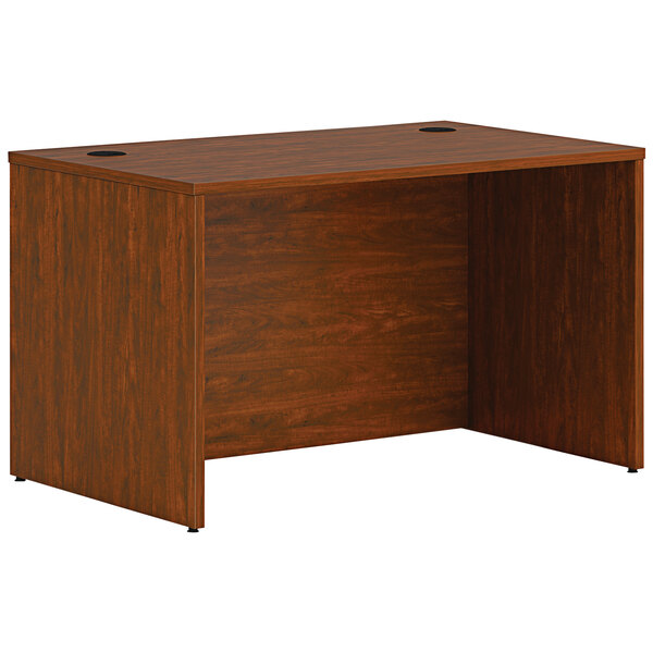 HON Mod 48" x 30" Russet Cherry Laminate Desk Shell