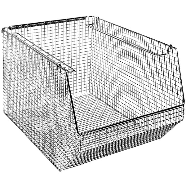 Quantum Side Stacking Ledges for 784QMB565C Wire Mesh Bin - 2/Set