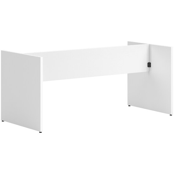 HON Mod Simply White Laminate Slab Base for 42" x 96" Conference Table Tops