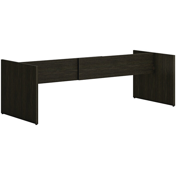 HON Mod Java Oak Laminate Slab Base for 48" x 120" Conference Table Tops