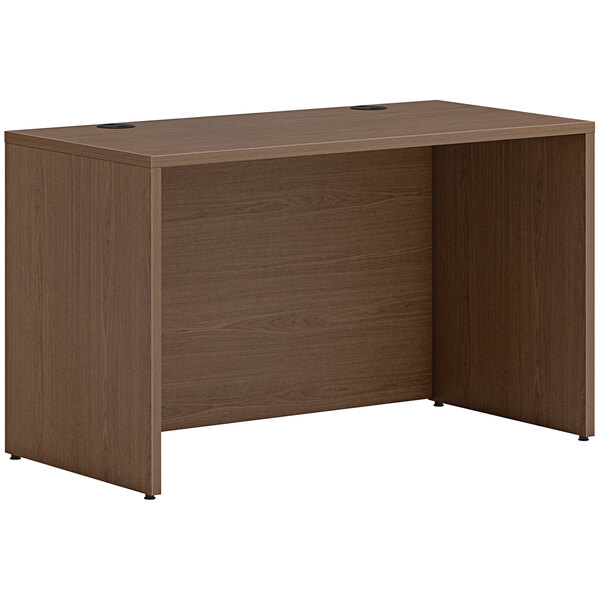 HON Mod 48" x 24" Sepia Walnut Laminate Credenza Shell