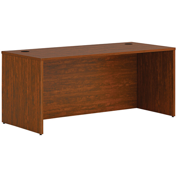 HON Mod 66" x 30" Russet Cherry Laminate Desk Shell