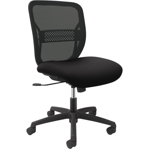 HON Gateway Black Mesh / Vinyl Mid-Back Task Chair