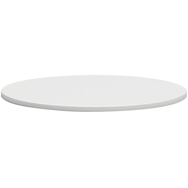 HON Mod 36" Round Simply White Laminate Conference Table Top