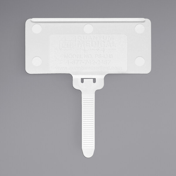 Quantum 3" x 1 3/8" Clear Hanging Label Tag - 25/Pack