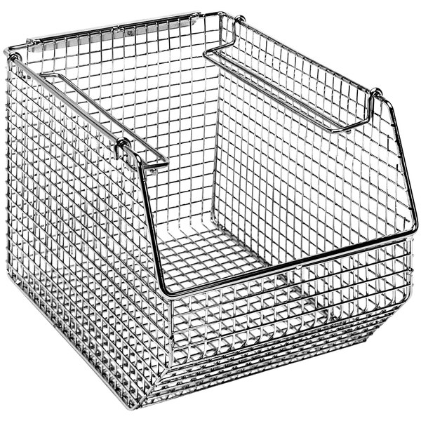 Quantum Side Stacking Ledges for 784QMB539C Wire Mesh Bin - 2/Set