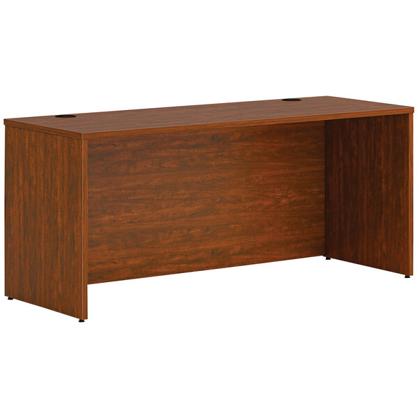 HON Mod 66" x 24" Russet Cherry Laminate Credenza Shell