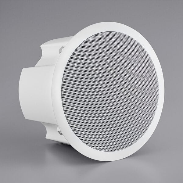 Speco Technologies 6 1/2" Off-White Speaker with Backbox SP6MAT - 25/70V
