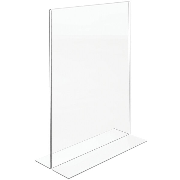 Deflecto Classic Image 8 1/2" x 11" Portrait Double-Sided Sign Holder ...