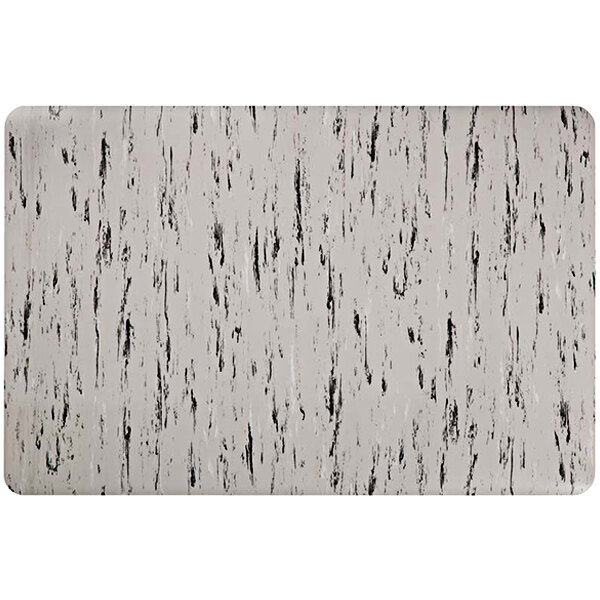 Deflecto 24" x 36" Gray Marble Rectangle Anti-Fatigue Standing Mat