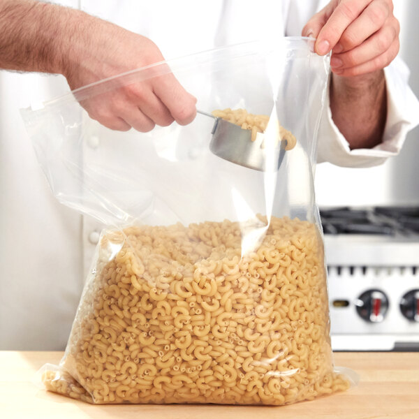 LK Packaging Plastic Food Bag 12" x 15" Slide Seal - 250/Case