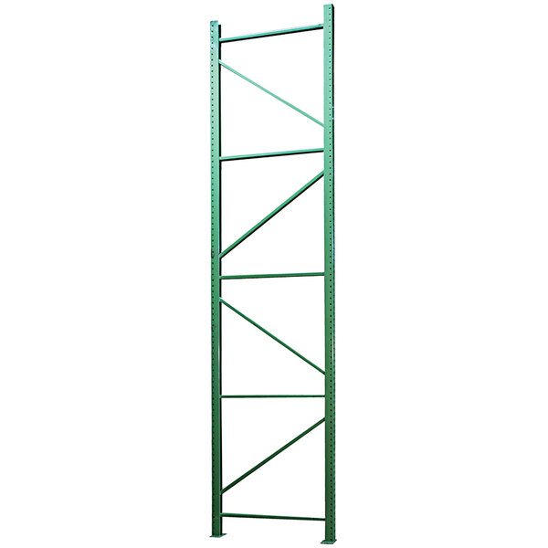 Vestil 18' x 42" Green Steel Pallet Racking Frame PRTD-18-42-24 ...