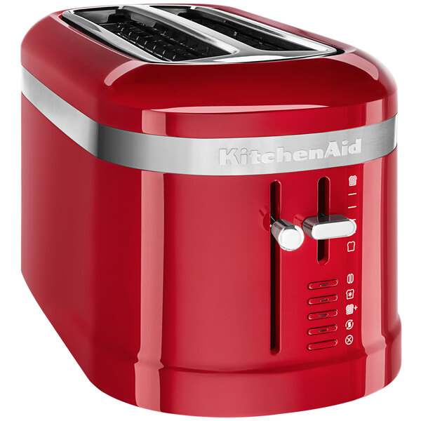 KitchenAid KMT5115ER Red 4-Slice Long Slot Toaster with High Lift Lever ...
