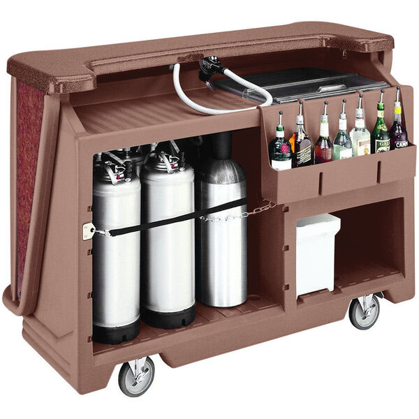 Cambro BAR650DSDX668 Deluxe Designer Series Sedona Cambar® 67" Portable ...