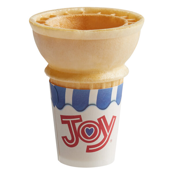 JOY #30 Flat Bottom Jacketed Cake Cone - 275/Case