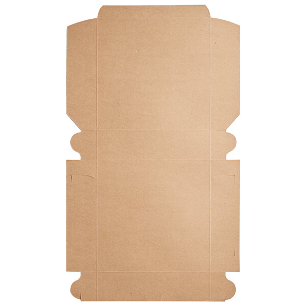 9" x 9" x 2 1/2" Kraft Bakery Box - 250/Bundle