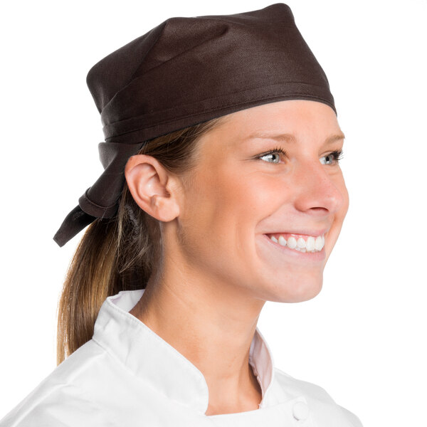37" x 14" Brown Chef Neckerchief / Bandana