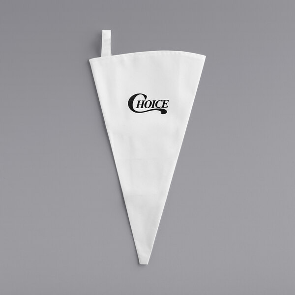 Choice 10" Plastic Coated Canvas Reusable Pastry Bag