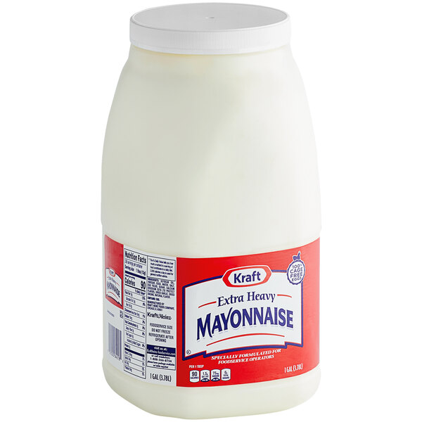 Kraft Extra Heavy Mayonnaise 1 Gallon - 4/Case