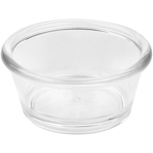GET 1.5 oz. Clear San Plastic Ramekin - 48/Case