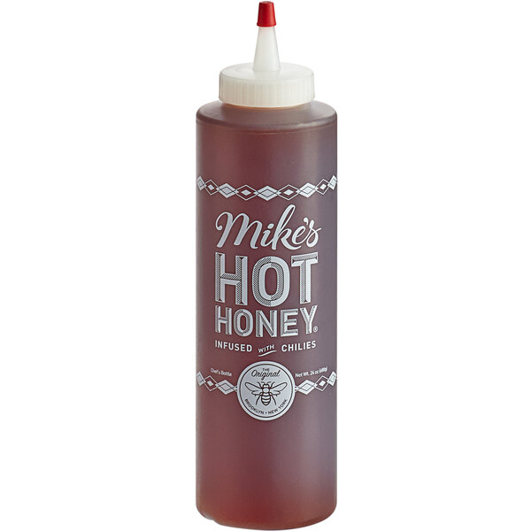 Mike's Hot Honey With Chilis Squeeze Bottle Sauce & Topping