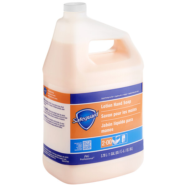 Safeguard Professional 65566 1 Gallon / 128 oz. Liquid Lotion Hand Soap