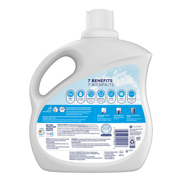 Downy 31826 111 fl. oz. Ultra Free & Gentle Liquid Fabric Conditioner ...