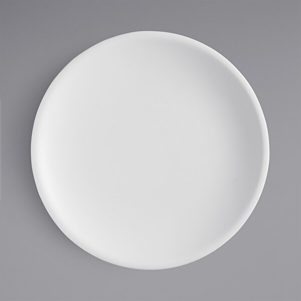 American Metalcraft Mix & Matte 6" White Matte Melamine Coupe Plate