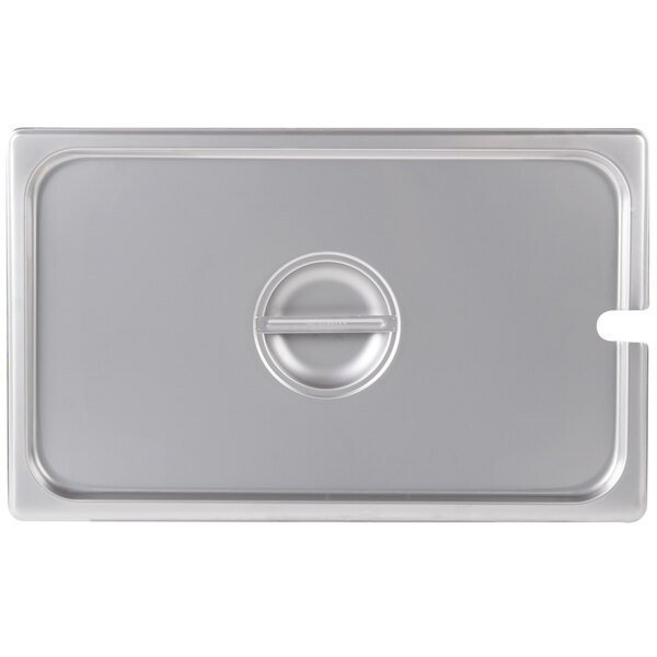 Choice Full Size Stainless Steel Slotted Steam Table / Hotel Pan Cover